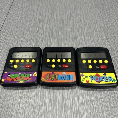 Draw Poker, Black Jack & Slot Machine Radio Shack Electronic Handheld ...