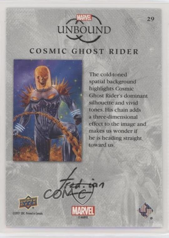 2021 Upper Deck Marvel Unbound 130/999 Cosmic Ghost Rider #29 12g7 | eBay