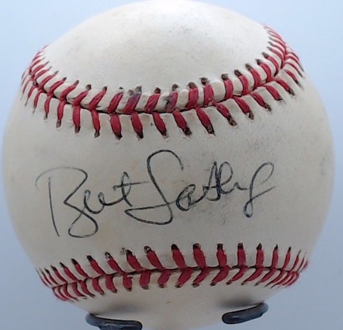 BRETT SABERHAGEN AUTOGRAPHED BASEBALL W/CAS COA ROYALS METS | eBay