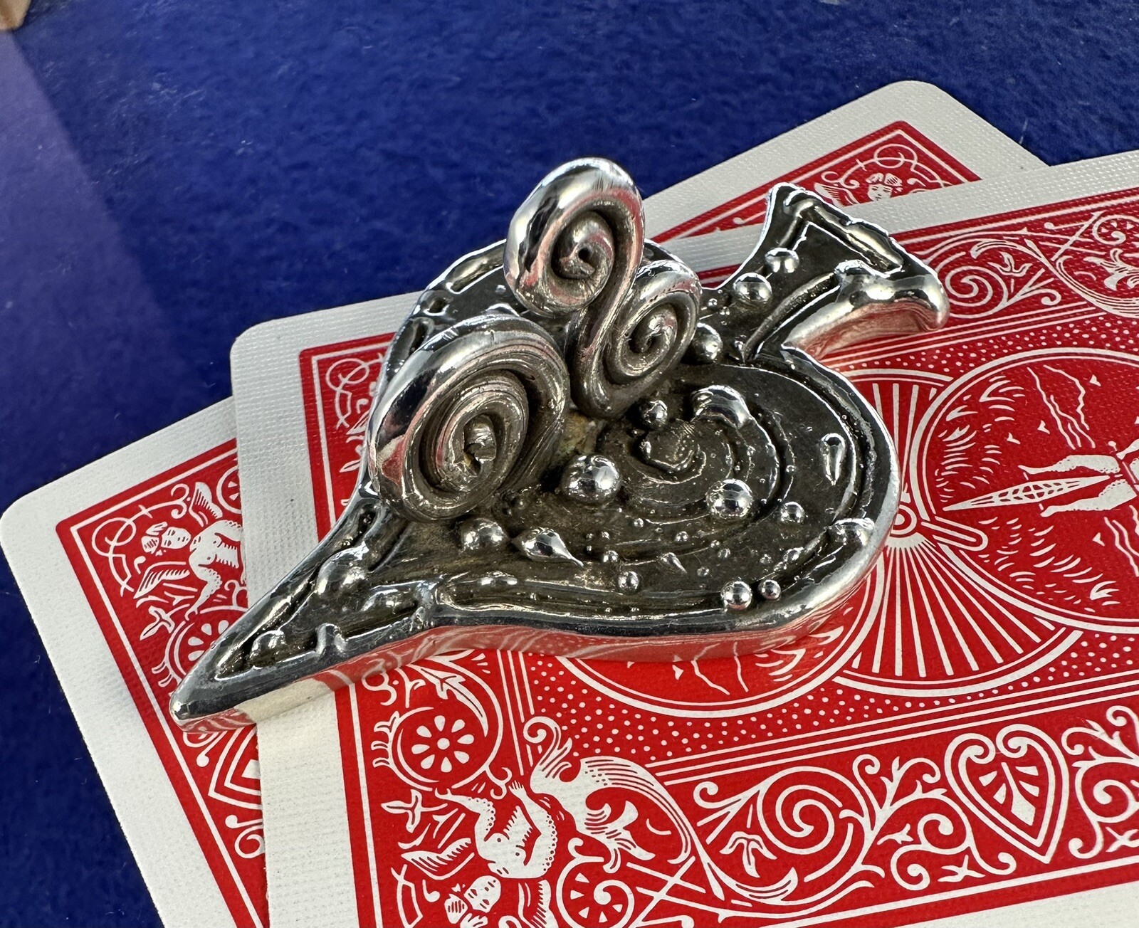 Poker Card Guard Protector. One Of One..Handmade Sterling Silver By ...