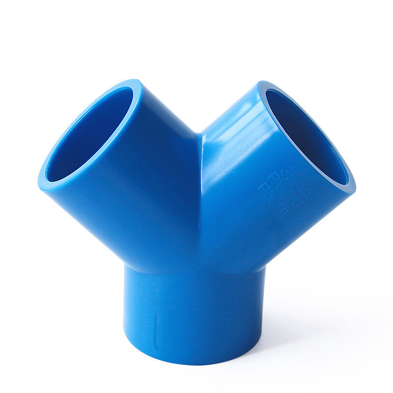 PVC 3-ways Y-Type Pipe Fitting Hose Connector For Fish Tank Pond ...