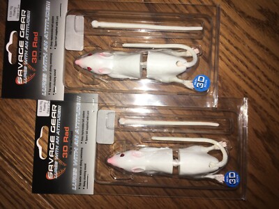 3=Savage Gear R-165--WHITE Rad Rat=8.3 cm=16 g=Floating Or Diving ...