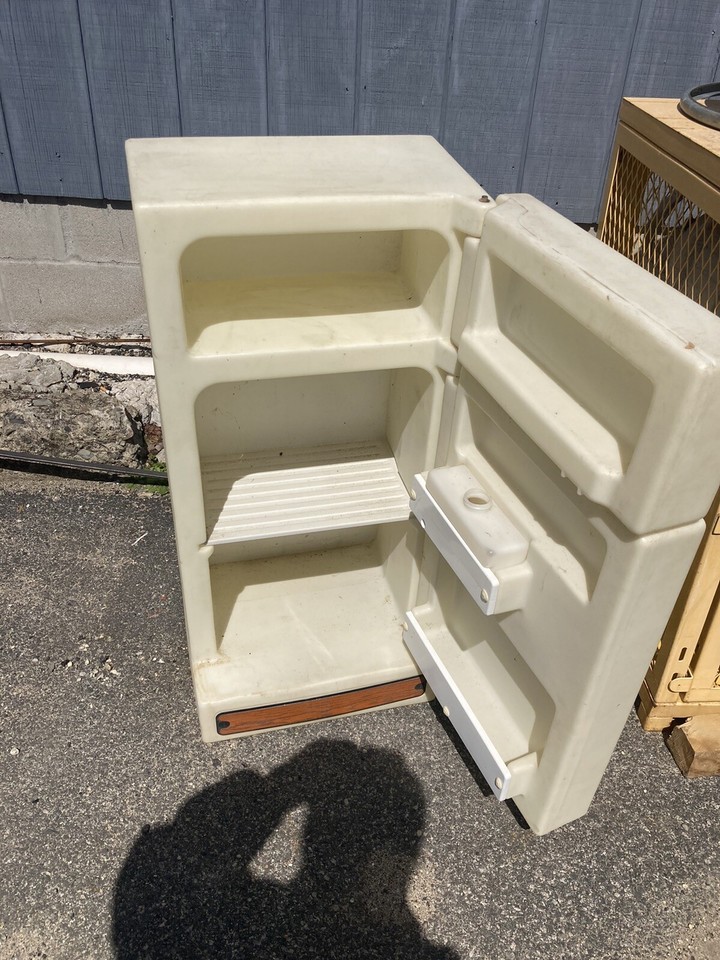 HTF Vintage Little Tikes Kitchen Refrigerator Fridge Play Food Child ...