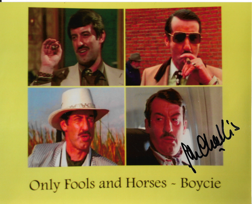 John Challis Only Fools & Horse - Genuine Signed Autograph 10"x8" COA ...