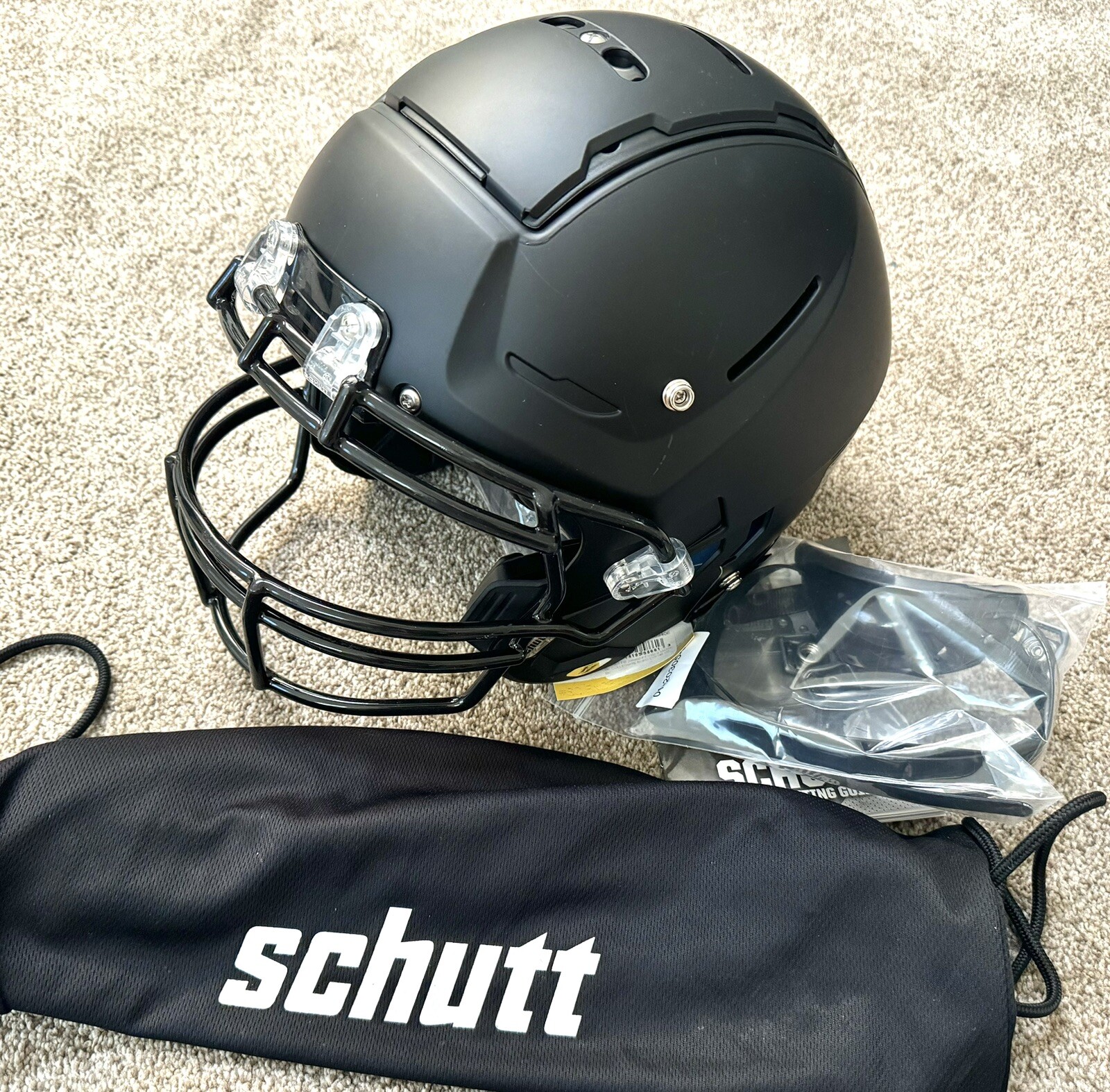 Schutt F7 VTD Football Helmet ROPO NB VC Facemask M GLOSS RED for sale ...