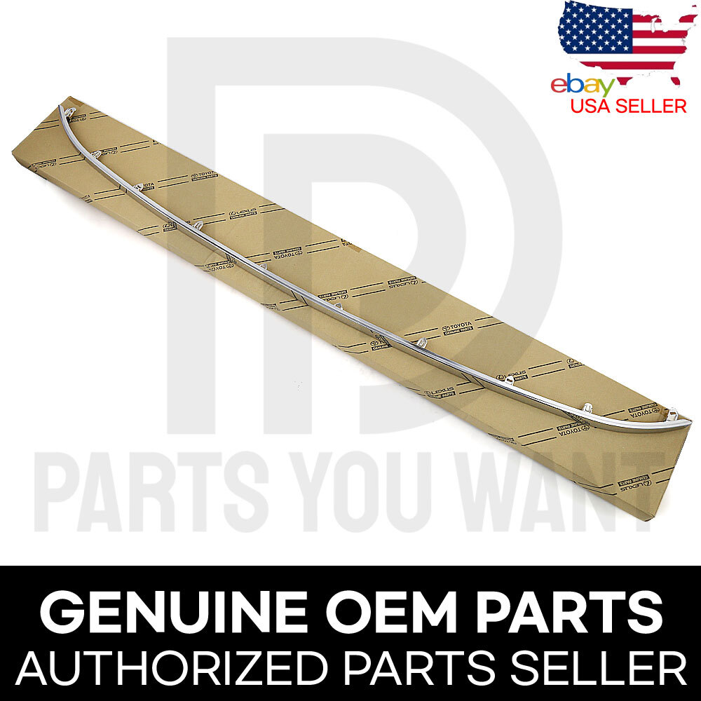 Genuine Toyota 4Runner OEM Rear Bumper Center Molding Trim Chrome ...