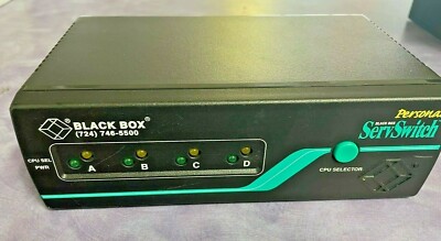 BLACK BOX SW626A-R2 4-PORT PERSONAL SERVSWITCH | eBay