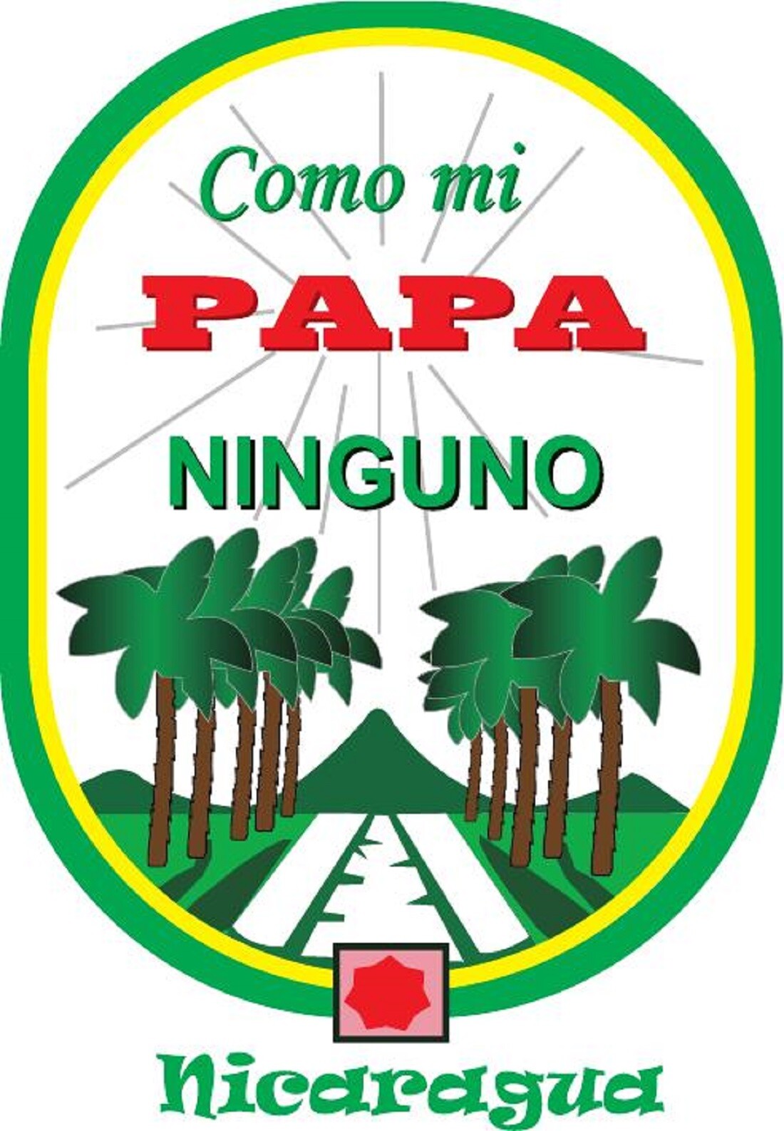 Como mi papa ninguno sticker Nicaragua | eBay