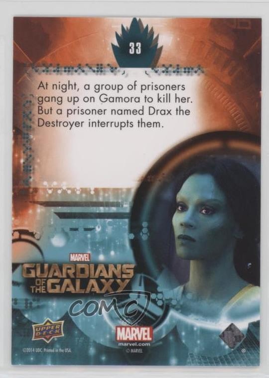 2014 Upper Deck Marvel Blue Guardians of the Galaxy Movie #33 4p5 | eBay