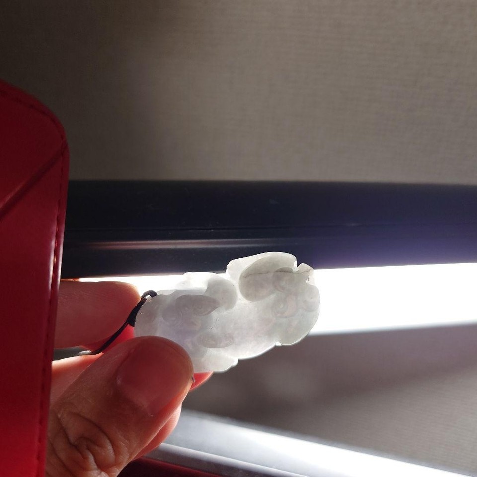 Japanese jade necklace purple pixiu pendant | eBay