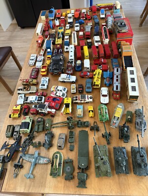 Vintage Dinky Corgi Matchbox Tonka others Job Lot Die Cast toys Cars ...