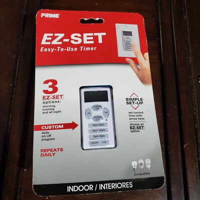 Prime Digital In Wall Timer EZ-SET Indoor WMTNIWP 125 V White | eBay