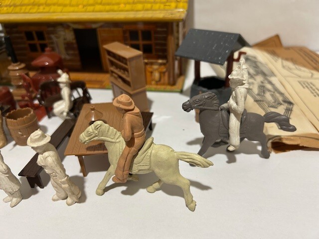 Marx Western Ranch Set Nice Condition | eBay