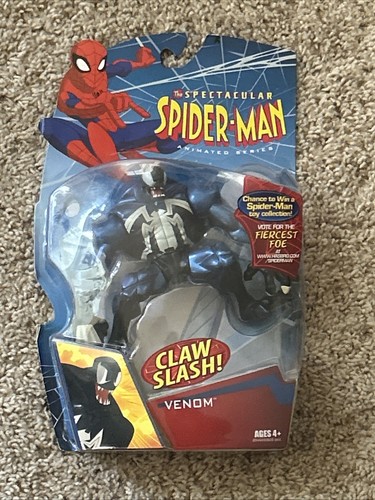 Hasbro The Spectacular Spider-Man Animated Series Claw Slash VENOM ...