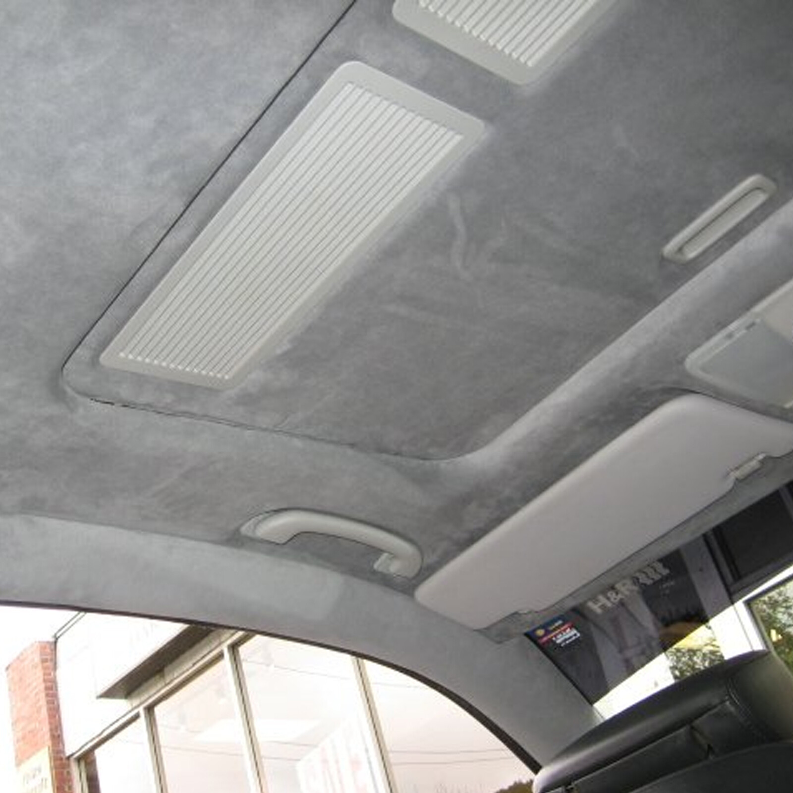 Headliner cloth Foam Back Upholstery Sag/Torn/Stain Headlining Replace ...