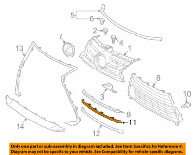 53122-53050 Toyota Moulding, radiator grille, no.2 5312253050, New ...