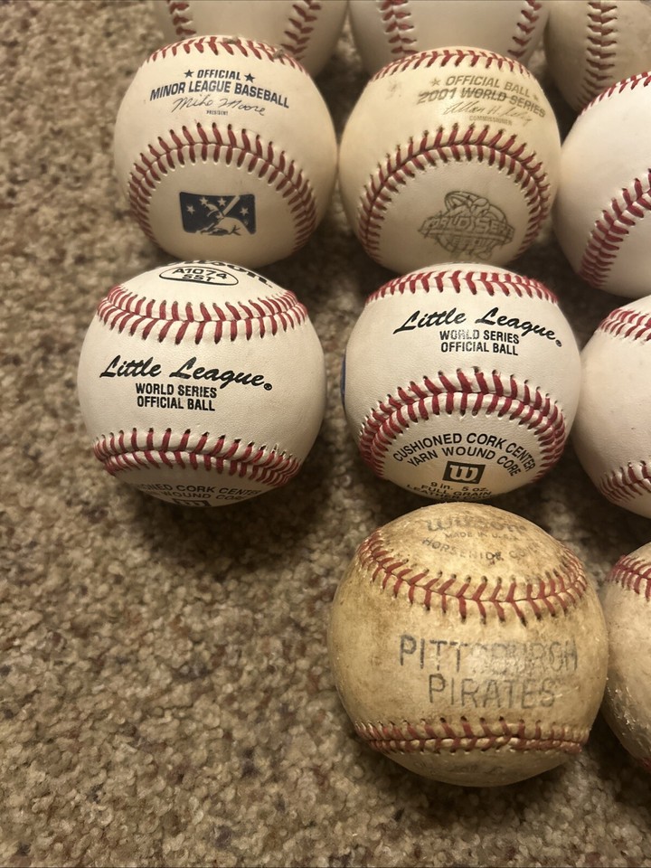 VINTAGE Baseball Collection (Logos, Autographs, World Series Balls) -37 ...