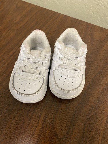 Baby Nike Force 1 Crib Soft Bottom Shoes CK2201 100 Size 2C | eBay