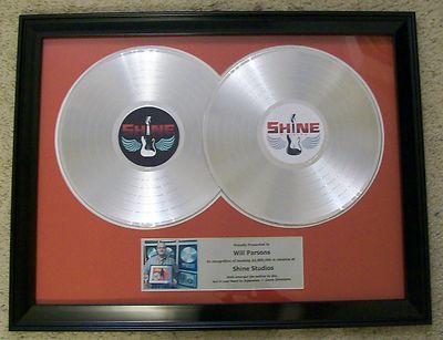 Custom Double Platinum or Gold LP Record Trohpy Music Style Award ...