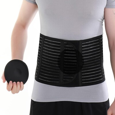 Umbilical Hernia Support Belt for Men Women Abdominal Binder Belly ...