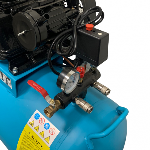 Industrial Air Compressor 250L 7.5kW 1100L/min Belt Driven Compressor 3 ...