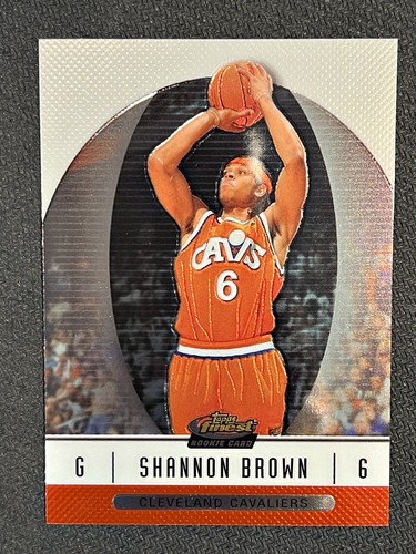 2006-07 Topps Finest Shannon Brown Cleveland Cavaliers Lakers Rookie RC ...
