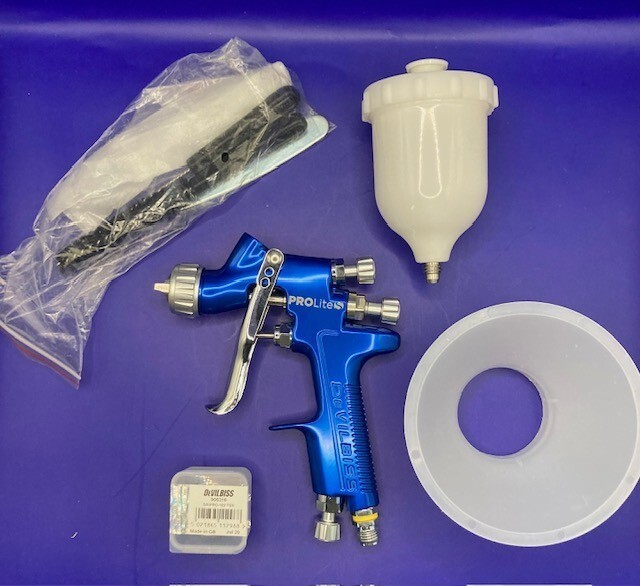 DeVilbiss 905082 PROLite-S Kit with the TE5-10C and S-HVS caps NEW OPEN ...