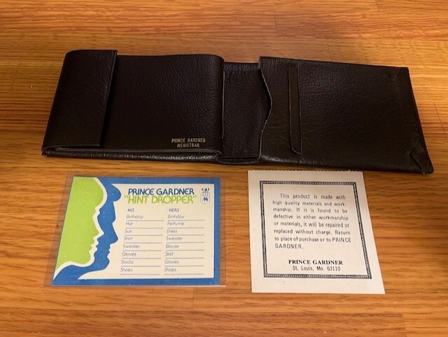 Vintage Prince Gardner Registrar Men’s Wallet ~ Genui… - Gem