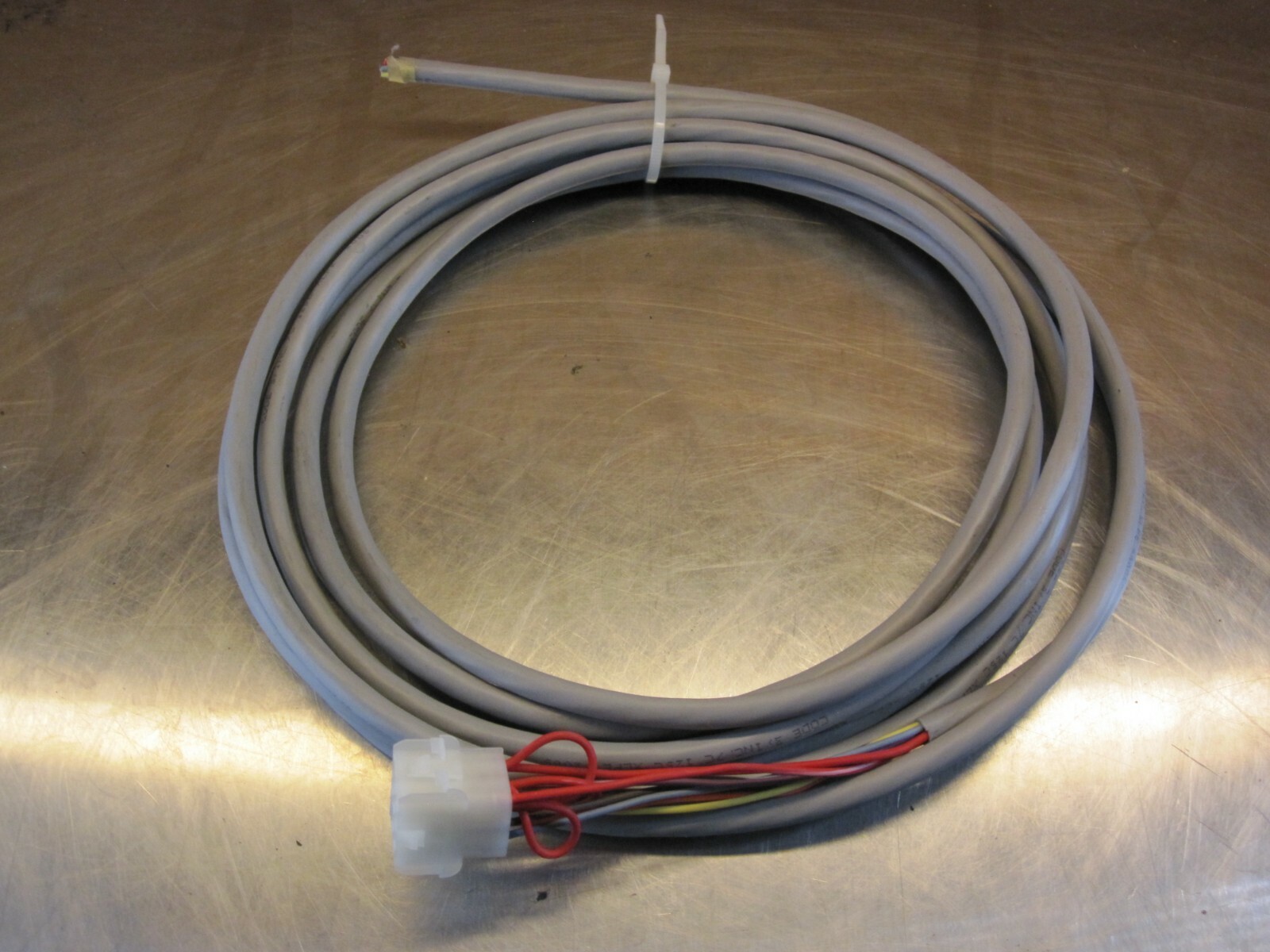 CB/2 Way Radio Wire Harness Cable - 12 Pin + Ground Long Lead w Raw End ...