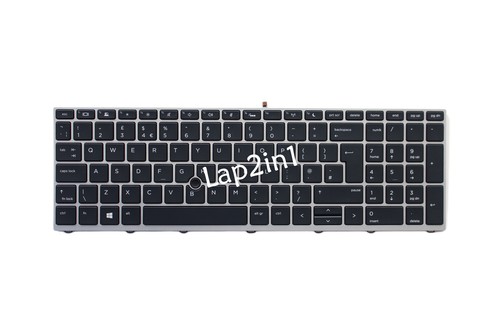 New UK Backlit Keyboard for HP Probook 650 G4 650 G5 Silver Frame ...