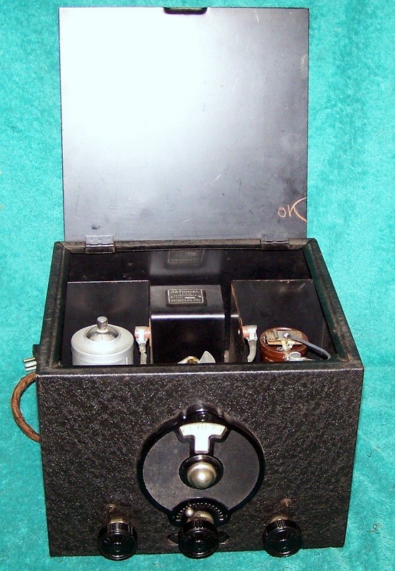 National SW-3 Receiver with One Set of Coils .. Uses 57 and 58 tubes ...