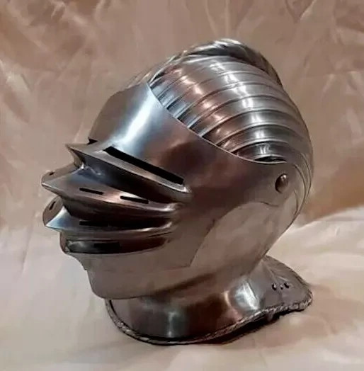 Medieval Close Helmet Armor Helmet knight Larp Sca Helmet | eBay