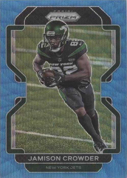 2021 Panini Prizm - Jamison Crowder #86 Blue Wave Prizm /199 for sale ...