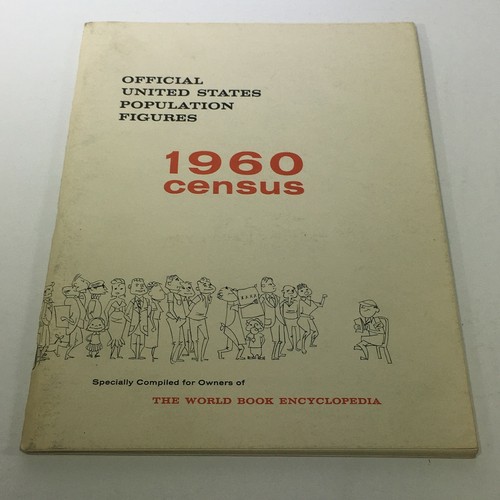 VTG Official United States Population Figures: 1961 - 1960 Census | eBay