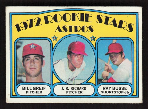 1972 Topps Astros Rookie Stars J.R. Richard Ray Busse Bill Greif #101 ...