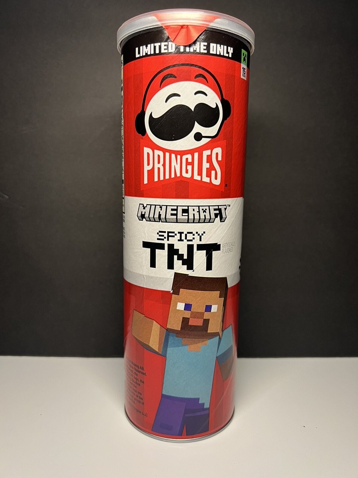 🧨New Limited Edition Pringles Minecraft Spicy TNT Red Pepper Potato ...