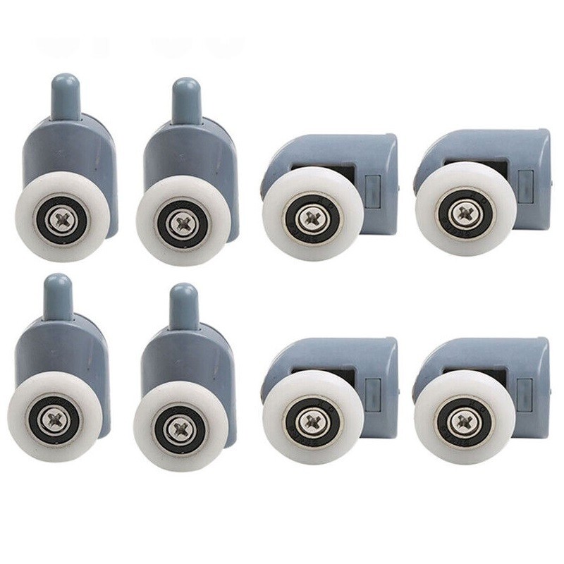 8PCS SET Single Shower Screen Door Roller Replacement Runner Wheels ...
