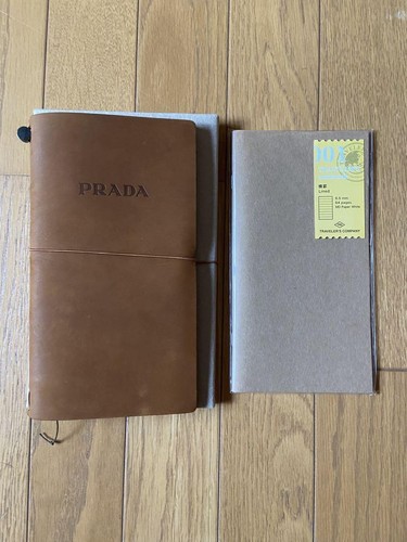 PRADA Travelers Notebook Limited Edition Aoyama Tokyo w/ Refill & Bonus ...