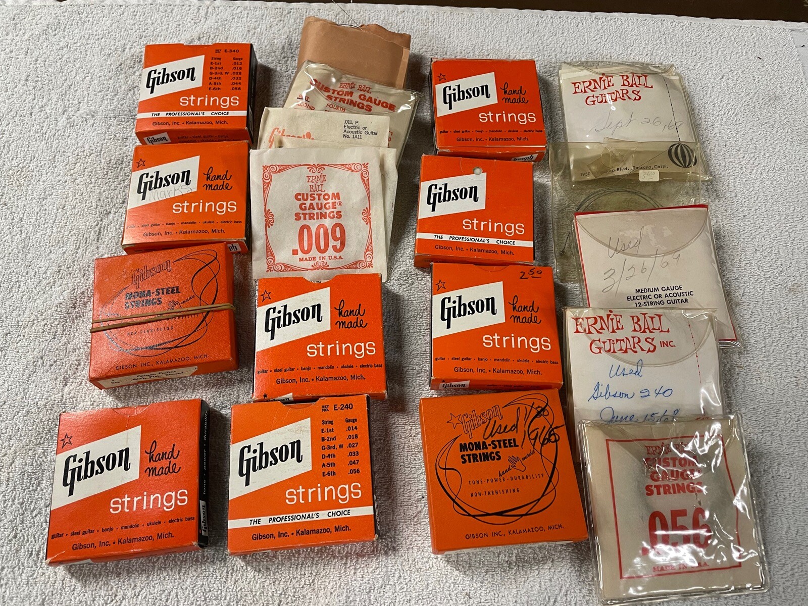 Batch Collection of Older Guitar Strings | eBay
