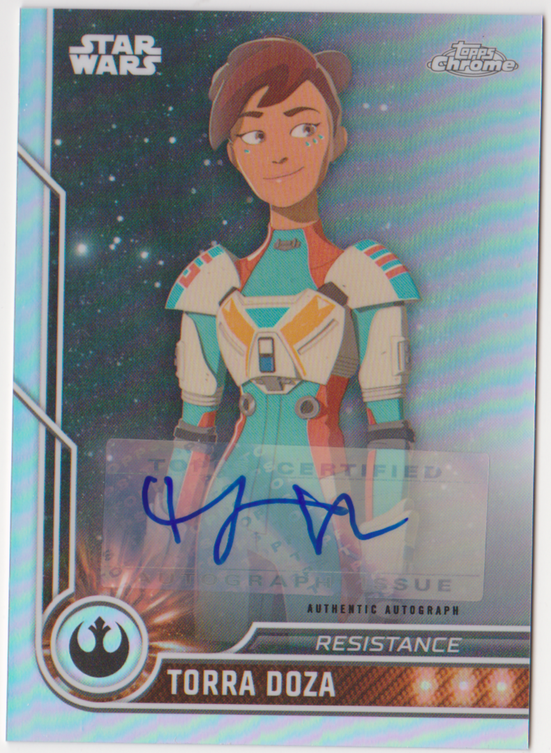 2023 Topps Star Wars Chrome Myrna Velasco As Torra Doza Auto Refractor ...