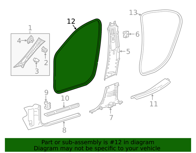 MERCEDES Mercedes-Benz OEM Aperture Panel-surround Weatherstrip Seal ...