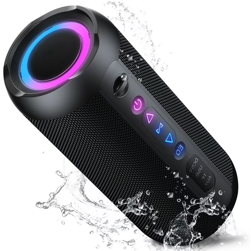 🔥New Portable Bluetooth Speaker IPX7 Waterproof, 30W Loud Sound, Deep ...