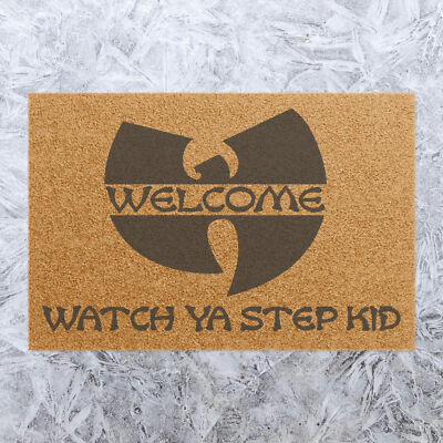 (welcome) Watch Ya Step Kid Wu Tang Clan Doormat 36 Chambers | eBay