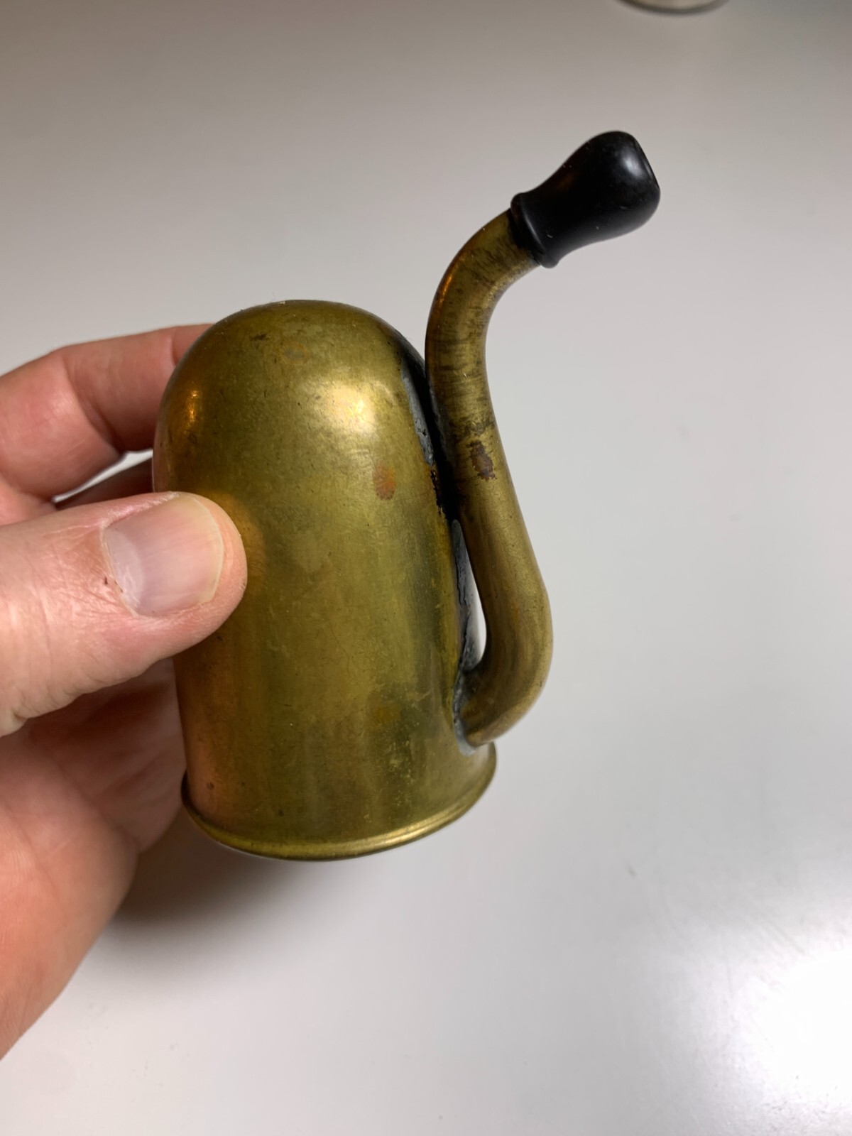 Rare BRASS Antique Metal Hearing Aid Aids Device Horn Trumpet London ...