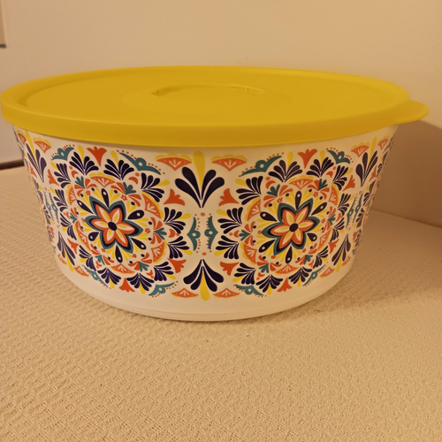 Tupperware Fiesta Large Salad Bowl With Lid 18 Cup | eBay