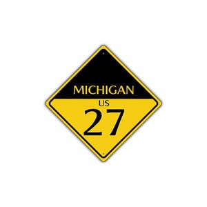 Michigan US 27 Highway Interstate Novelty Notice Aluminum Metal Sign | eBay