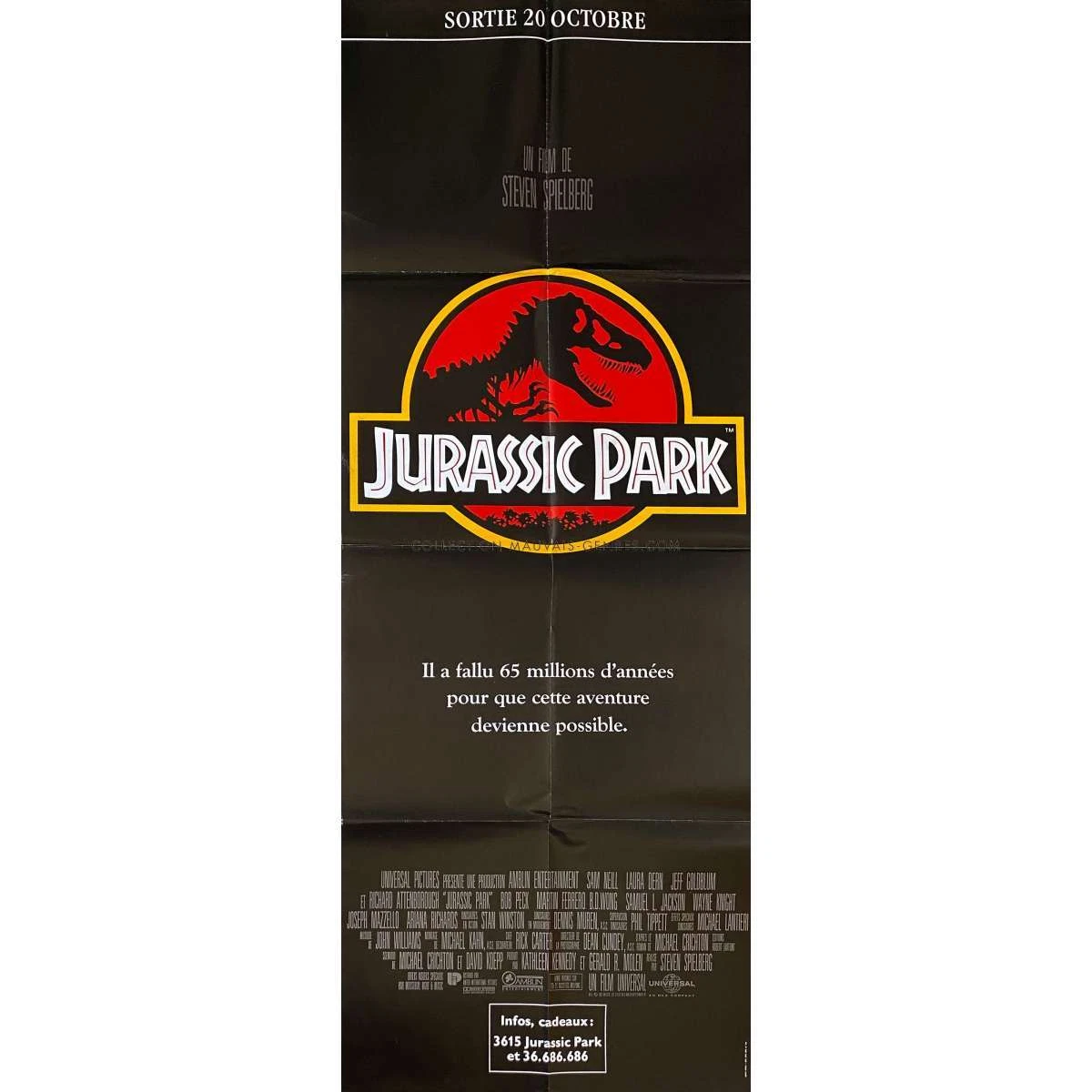 Jurassic Park 1993 Movie Poster