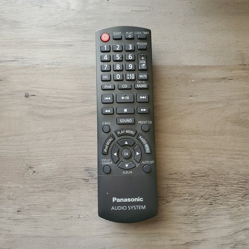 Genuine Panasonic Audio System Remote Control N2QAYB000640 Year 11/08 ...