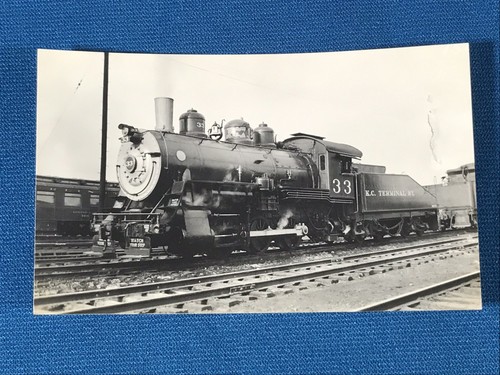 Kansas City Terminal Railway Railroad Engine Locomotive No. 33 Antique ...