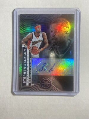 2021-22 Illusions Basketball Stephen Jackson Silver Auto SP | eBay